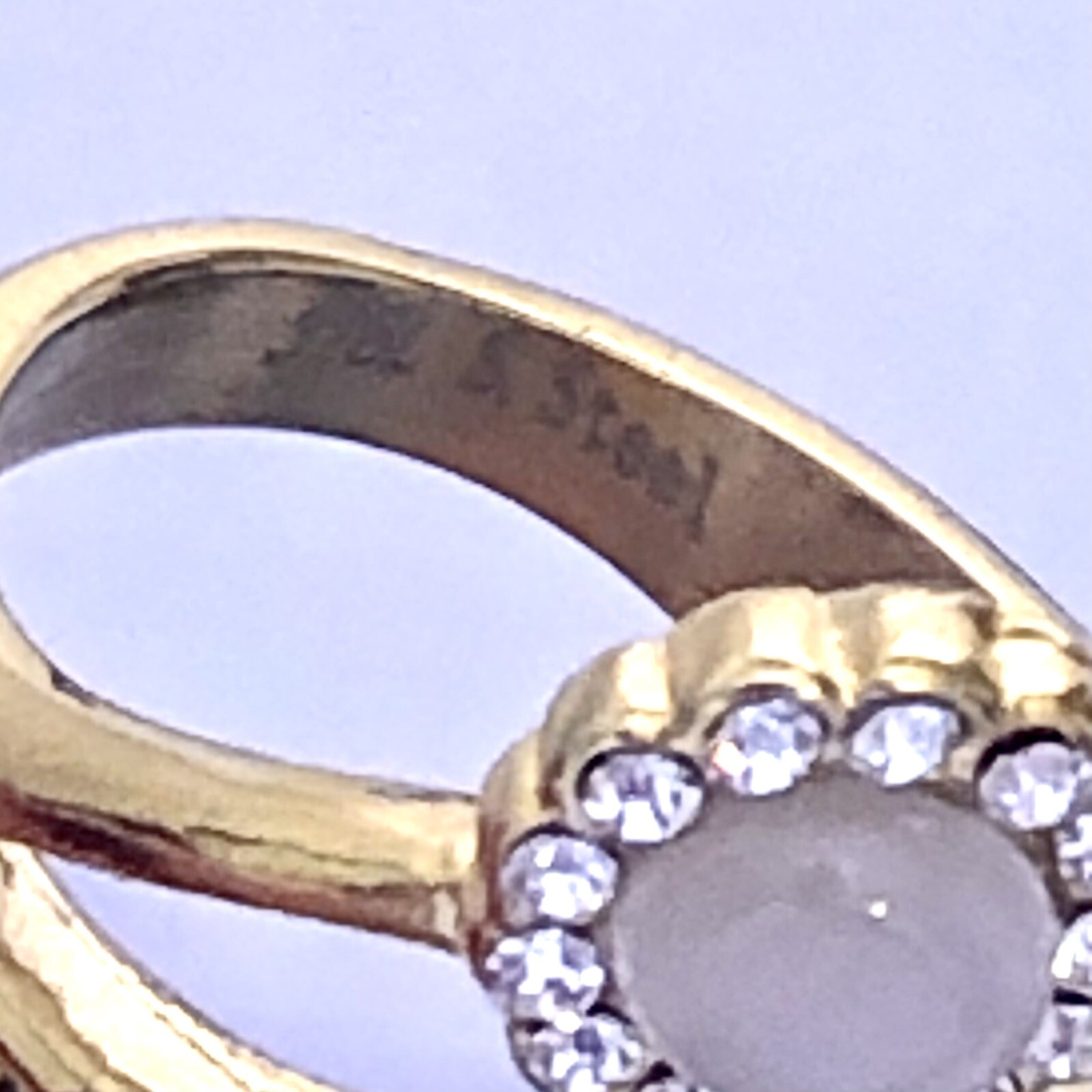 Colorful Rhinestone Statement Ring Boho Bold Runway Jewelry Size 8.5 | eBay