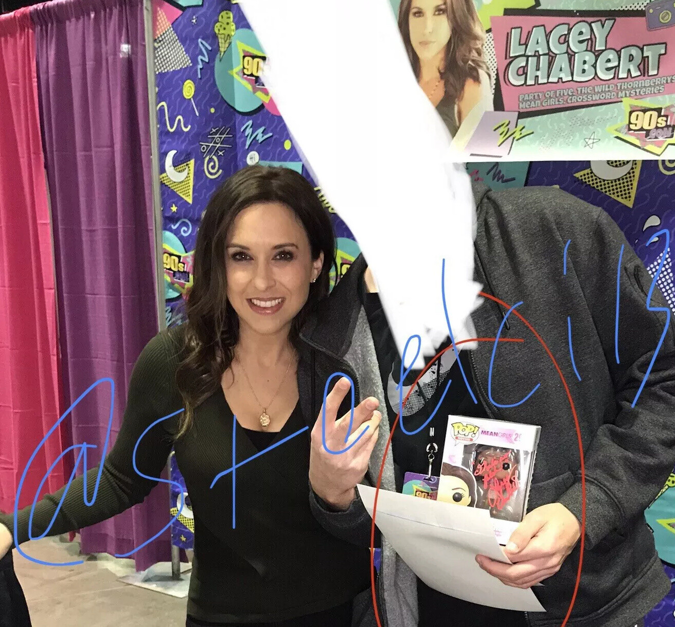 LACEY CHABERT SIGNED AUTOGRAPHED MEAN GIRLS GRETCHEN STUDENT ID TAG JSA ...