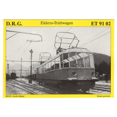 AK Eisenbahn / Elektro-Triebwagen ET 91 02 der DRG, "Gläserner Zug ...