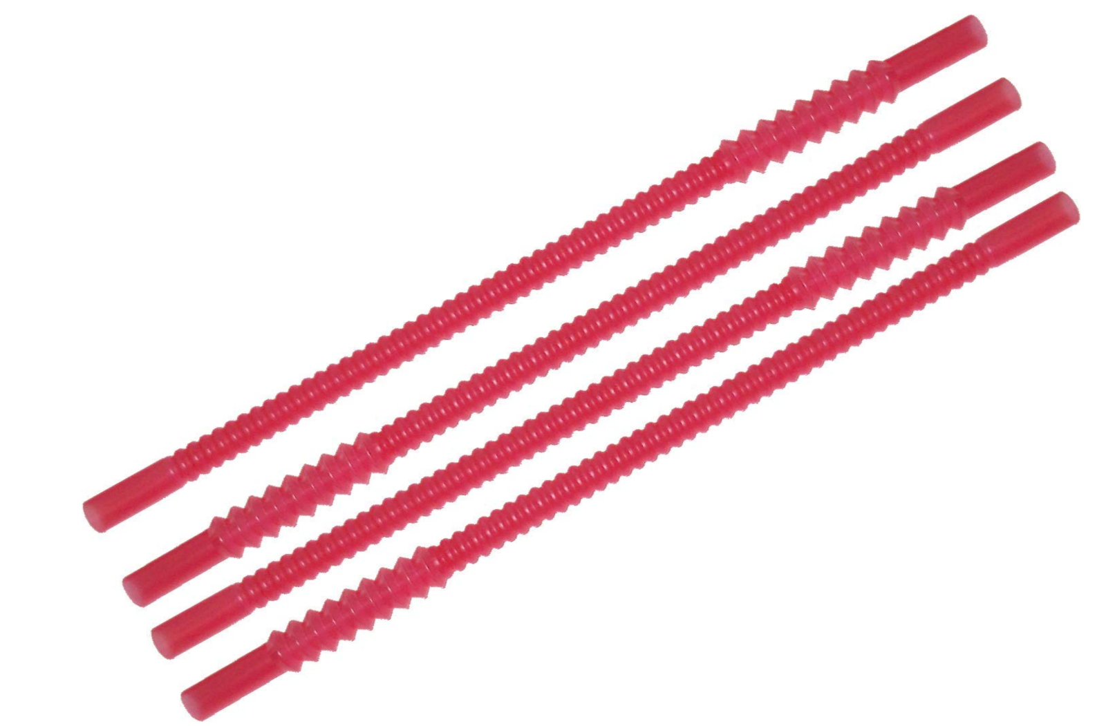 Tupperware Exclusive Whistle Straws Set of 4 Red New 11" | eBay