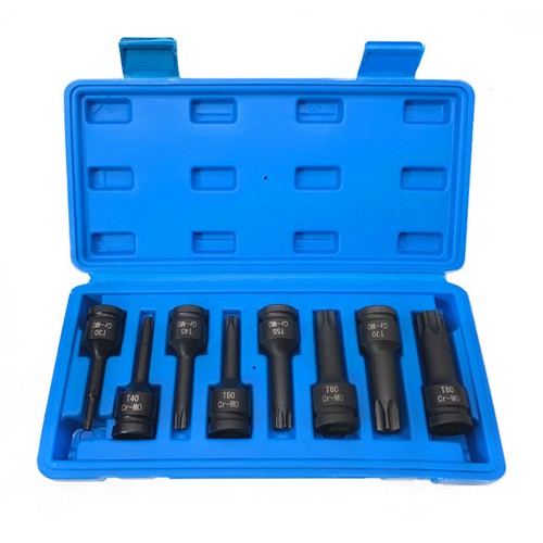 1/2in Drive Impact Torx Star Bit Socket Sets T30 T40 T45 T50 T55 T60 ...