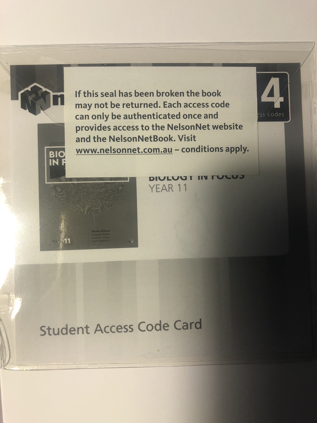 Biology in focus - Year 11 complete with unused student access code | eBay