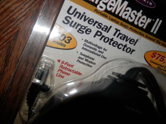 Belkin Surgemaster II 2 Universal Travel Surge Protector -New in ...