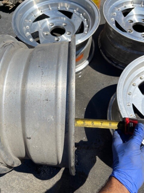 14 VINTAGE WHEELS RIMS ALLOY MAG AMERICAN RACING BLADE SAW COOKIE ...