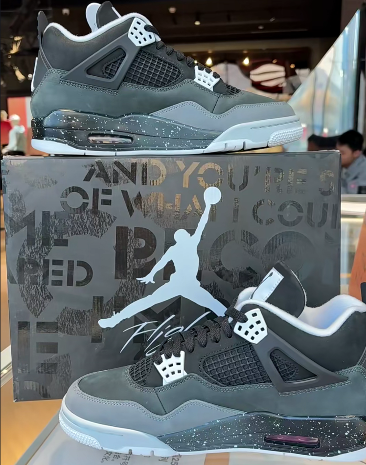 Nike Air Jordan 4 “Fear” Retro Jordan Ⅳ AJ4 “Fear” Men's 2024 NEW ...