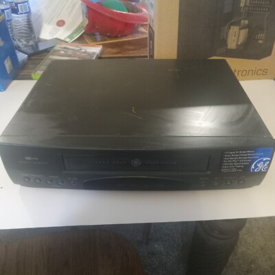 General Electric GE FOUR HEAD VHS VCR PLUS VG4000 working | eBay