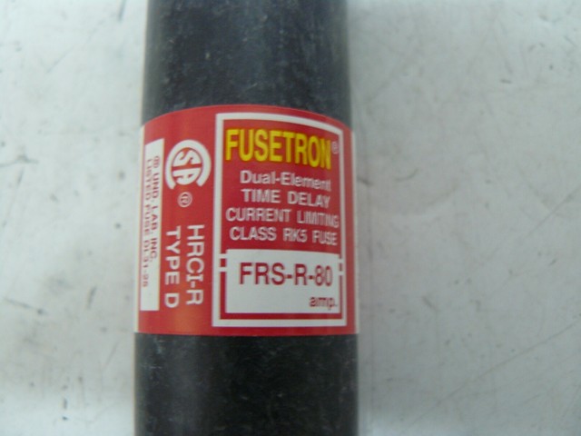 Fusetron 80A 600V Time Delay Fuse (FRS-R-80) for sale online | eBay
