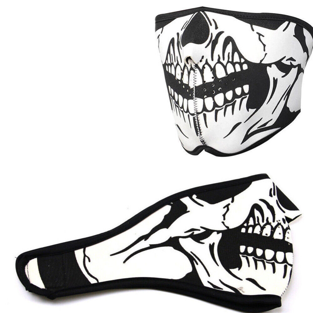 Winter Skull Neoprene Face Mask