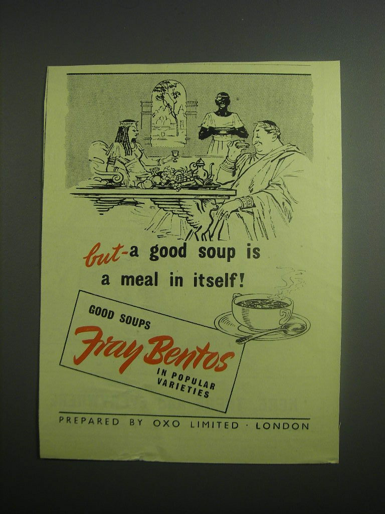 1948 OXO Fray Bentos Soup Ad | eBay