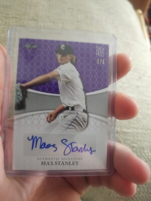 2022 perfect game national showcase max stanley ba-ms3 1/1 | eBay