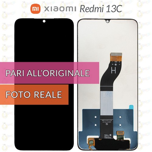 DISPLAY XIAOMI REDMI 13C SCHERMO LCD VETRO TOUCH SCREEN PARI A ...
