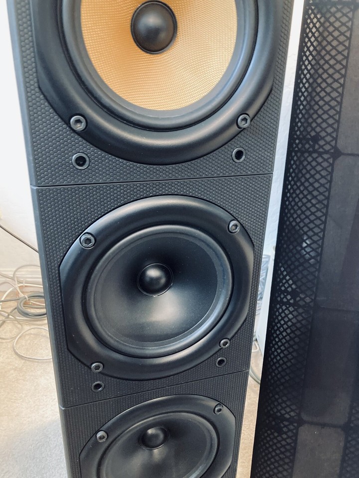 B&W-- Bowers & Wilkins-- DM 604 Loudspeakers (Pair)---3-way 4th-order ...