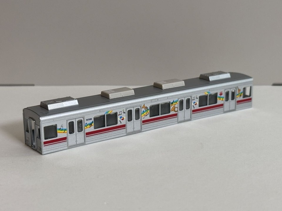 GREEAX Tokyu 9000 series 9006 formation TOQ BOX wrapping car 9706 ...