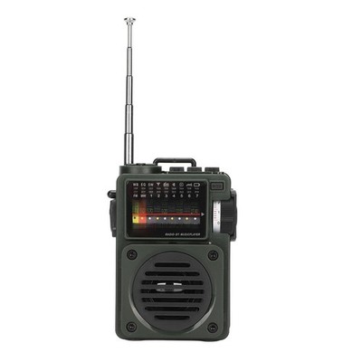 HRD‑700 Radio Music Player Full Band Broadcast Reception NOAA Mem TO ...