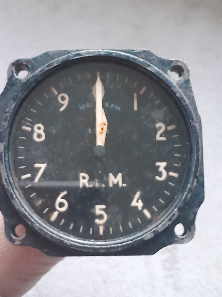 RPM Indicator aircraft instrument | eBay UK