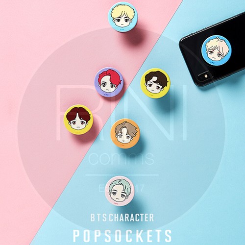 BTS Official Authentic Goods CHARACTER Grip Tok + Tracking Num | eBay ...