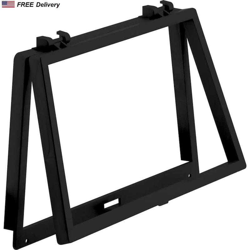 Screen Wicket 6-1/8 x 10-1/8 Inch Black Plastic Custom Window Mesh ...
