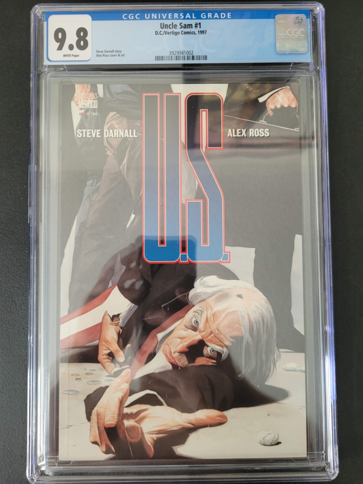 UNCLE SAM #1 PRESTIGE FORMAT CGC GRADED 9.8 GRADED VERTIGO 1997 ALEX ROS ART | eBay