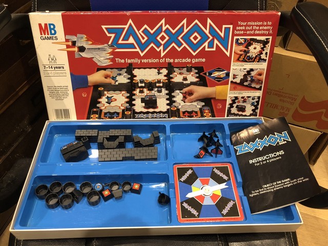 Zaxxon MB Games 1982 Sega Family Arcade Game 100 Complete VGC Vintage ...