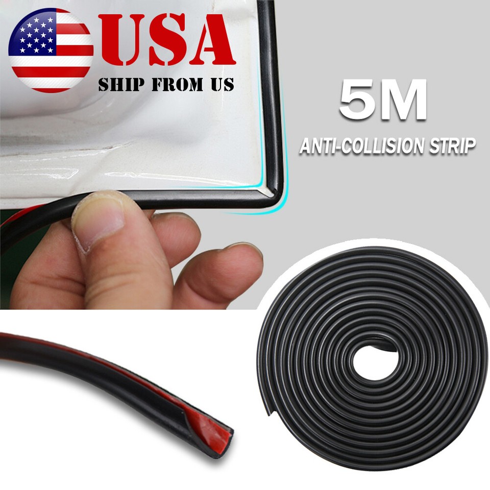 5m Car Auto Door Guard Molding Strip Edge Protector Seal Edge Trim ...