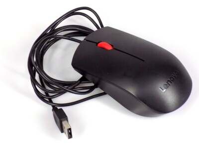 Lenovo 00PH133 SM50L24506 USB Optische Maus Schwarz Optical Mouse Black ...