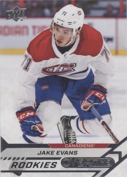 2020-21 Upper Deck Overtime - Rookies Jake Evans #46 (RC) for sale ...