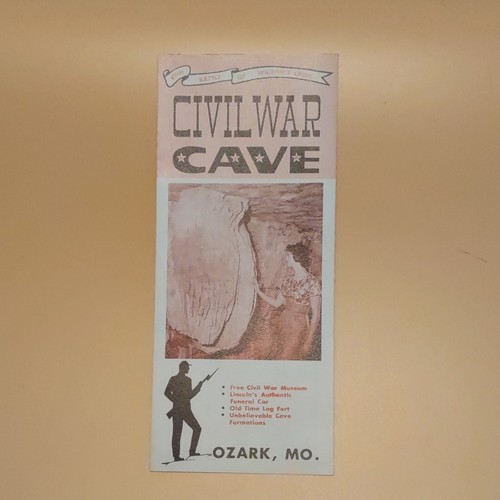 VINTAGE CIVIL WAR CAVE BROCHURE EXCELLENT CONDITION | eBay