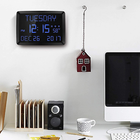 Day Clock, 11.5" Extra Large Display LED Digital Desk & Wall Calendar ...