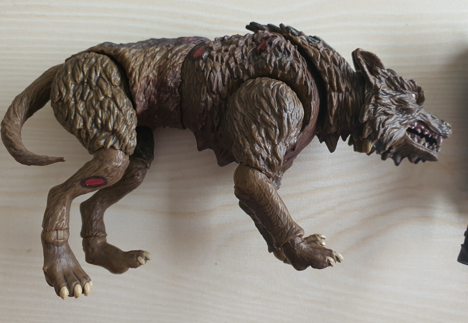 Lord Of The Rings Hobbit poseable figure Fimbul Hunter & Warg Werewolf ...