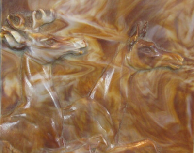 VINTAGE HICKOK CIGARETTE TRINKET BOX HORSE DEER CARMEL MARBLED PLASTIC ...