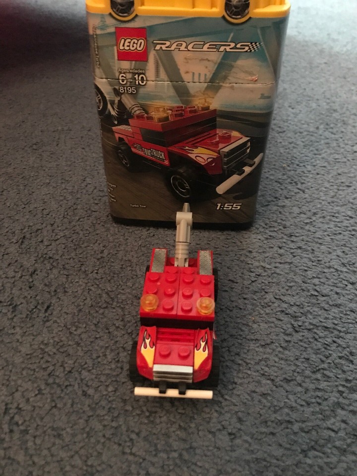 Lego Racers Blue Bullet 8193 Lime Racer 8192 Turbo Tow 8195 With ...