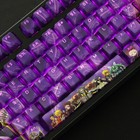 Anime Overlord Albedo PBT Keycaps 108 Keys RGB For Mechanical Keyboard ...