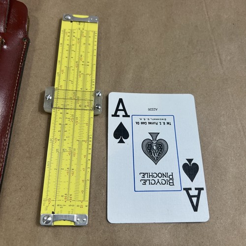 Vintage Pickett Model N600-ES Synchro-Scale 6" Slide Rule W/Leather ...