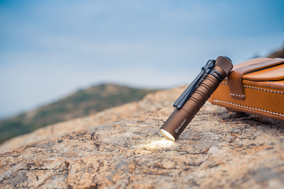 Olight i5T EOS 300 Lumen LED AA Flashlight, Tan, Stardust, Camouflage ...