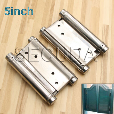 5'' Hi-Q Double Swing Door Hinge Action Hinges 2 Way Saloon Kitchen ...