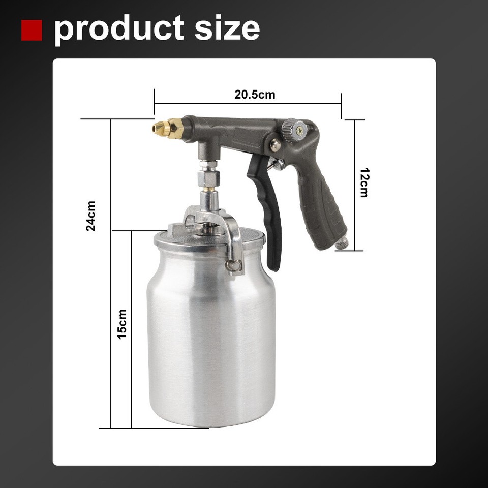 Undercoat Spray Gun with Suction Cup Auto Undercoating Truck Bed Liner ...