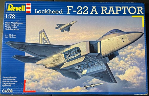 Revell Lockheed F-22 A Raptor 04386 1/72 FS NEW Model Kit ‘Sullys ...