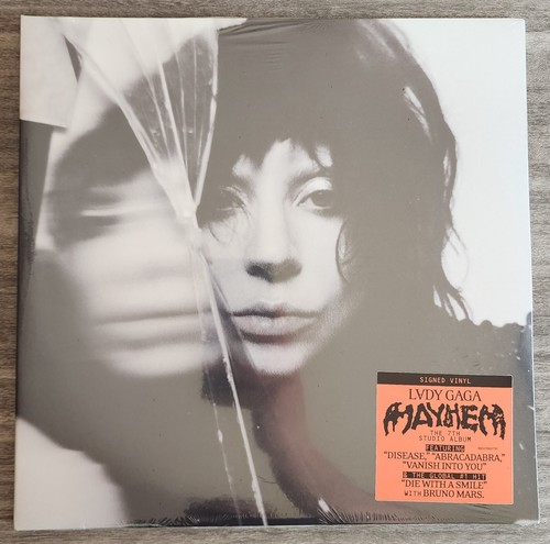 Lady Gaga Signed Mayhem Vinyl Record LP NEW Sealed Indie Exclusive RAD ...