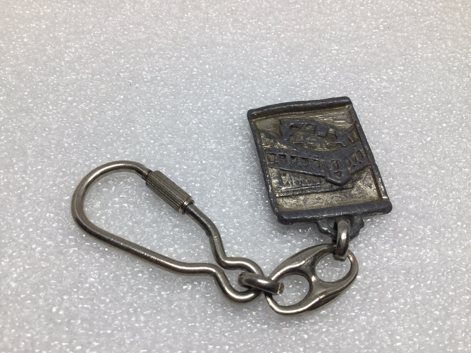 Vintage Souvenir Keychain Key Ring VENEZIA Venice Ancien Porte-Clés ...