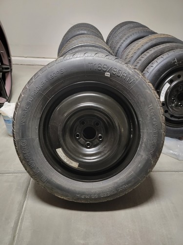 NEW T165/90R17 Temporary Emergency Spare Compact Donut Tire Rim Wheel ...