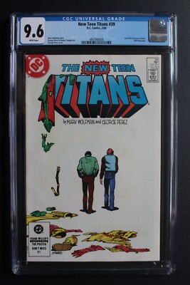 New Teen Titans #39 Robin & Kid Flash QUIT 1984 early DEATHSTROKE Perez ...