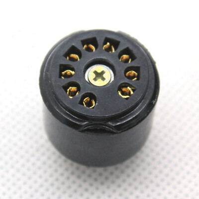 10Pcs 9Pin Bakelite Tube Socket Testing Saver fr 12AX7 ECC83 5670 6DJ8 ...