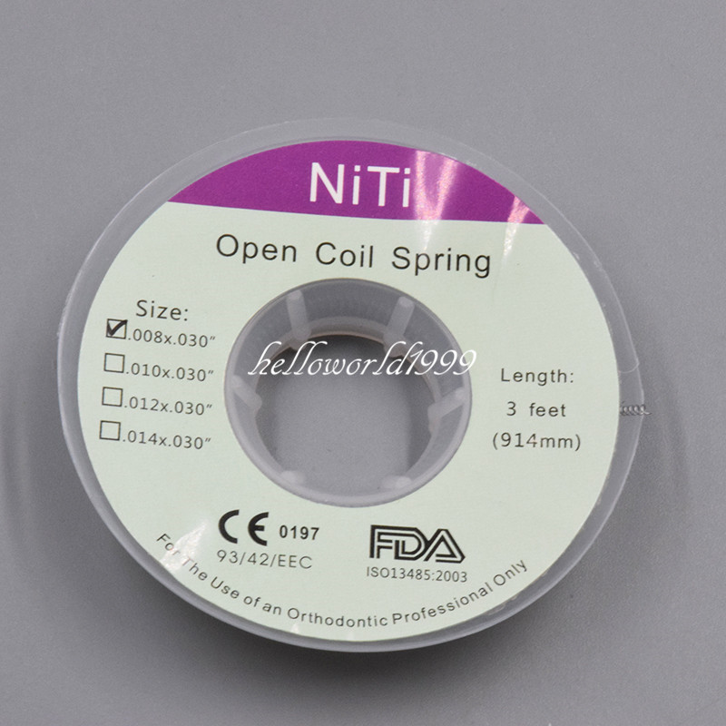1 Roll Dental Orthodontic Niti Open Coil Spring Dia.008 inch x030 ...