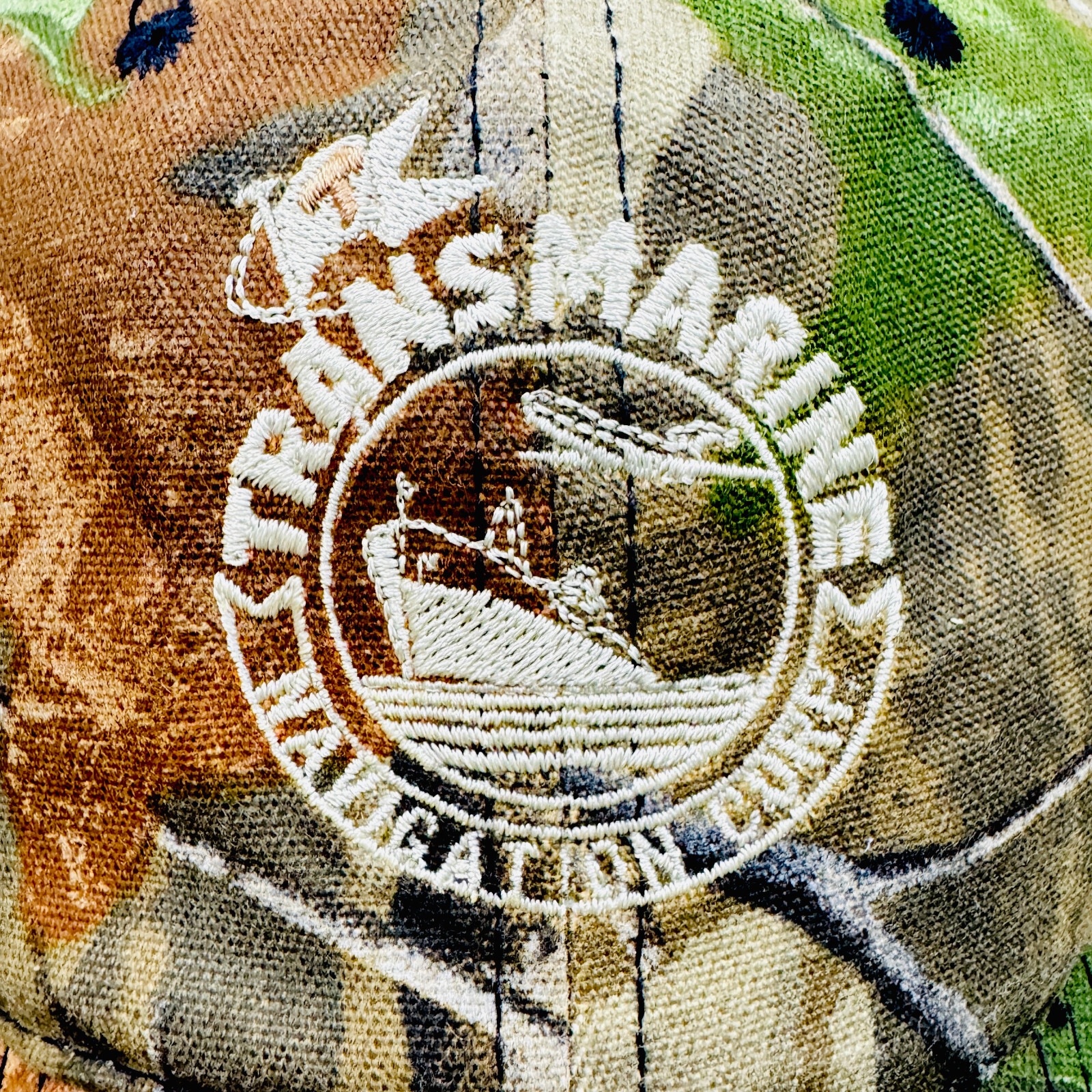 Transmarine Navigation Corp Baseball Hat Cap Realtree Hardwoods Camo ...