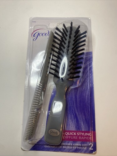 Goody Purse Travel Brush & Comb Set Grey Gray 25003 2009 NEW | eBay