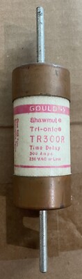 Gould Shawmut Tri-onic TR300R Fuse Time Delay 300 A 250 V or less | eBay