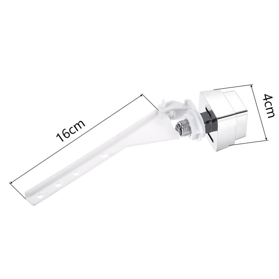 Toilet Flush Push Button Side Mount Toilet Flush Square Side Button ABS ...