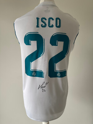 Signed ISCO ALARCON Shirt - Real Madrid Champions League Final - PROOF ...