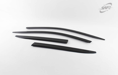 Smoked Window Visor Sun Rain Vent Door Guard Black K/157 for Kia Niro ...