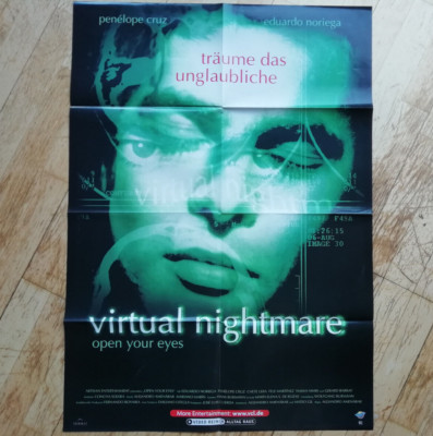 Filmplakat-Poster A1 - Open Your Eyes - A Virtual Nightmare - neu | eBay.de